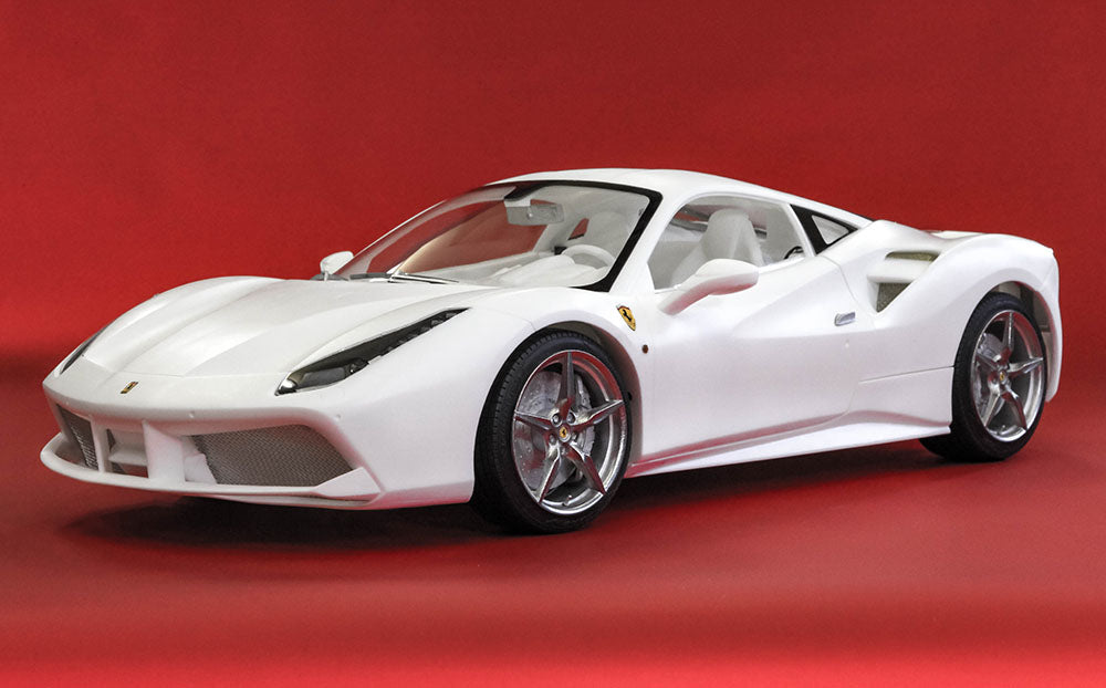 1/12 Model Factory Hiro MFH Ferrari 488 GTB Proportion Model Kit Versi ...