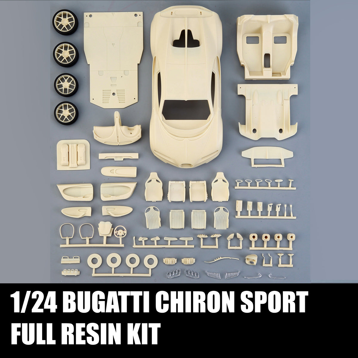 1/24 Alpha Model Bugatti Chiron Sport Full Resin Model Kit AM02-0022 ...