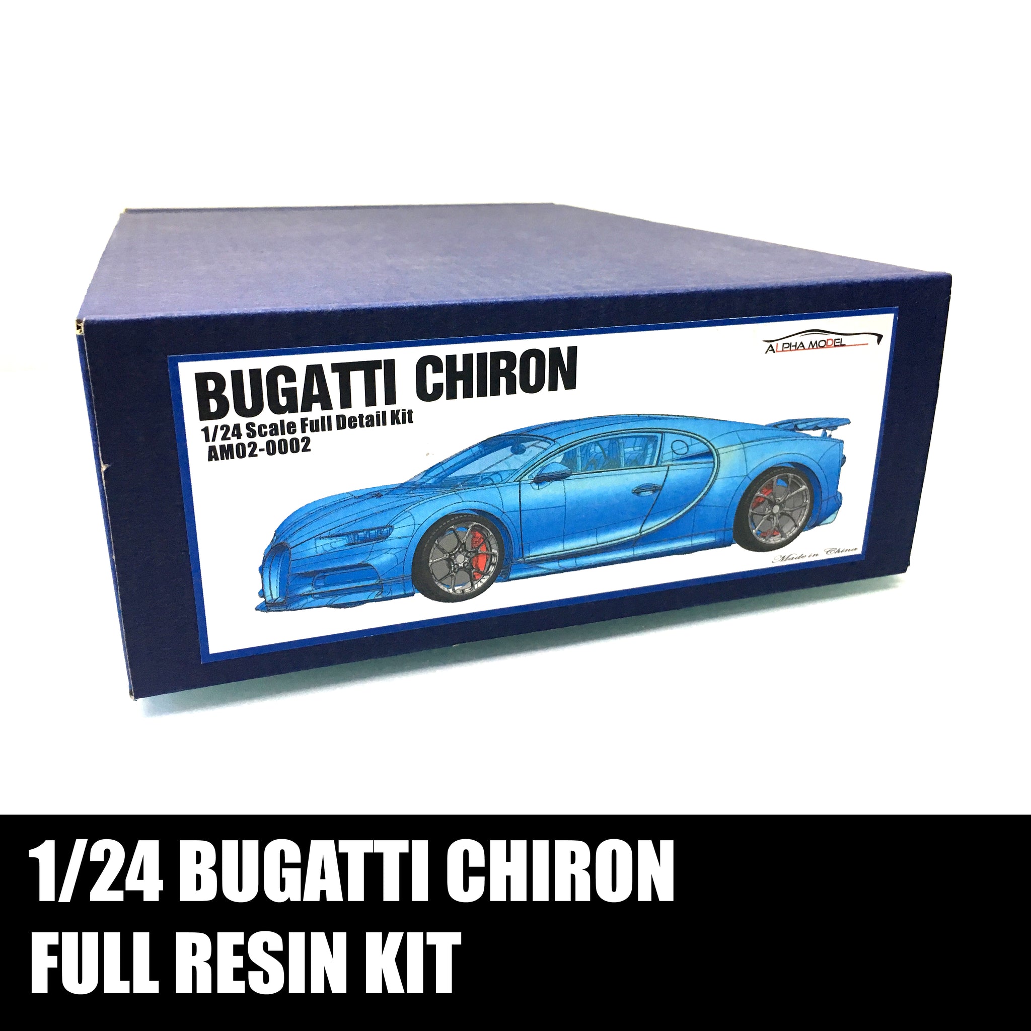 1/24 Alpha Model Bugatti Chiron Full Resin Model Kit AM02-0002 ...