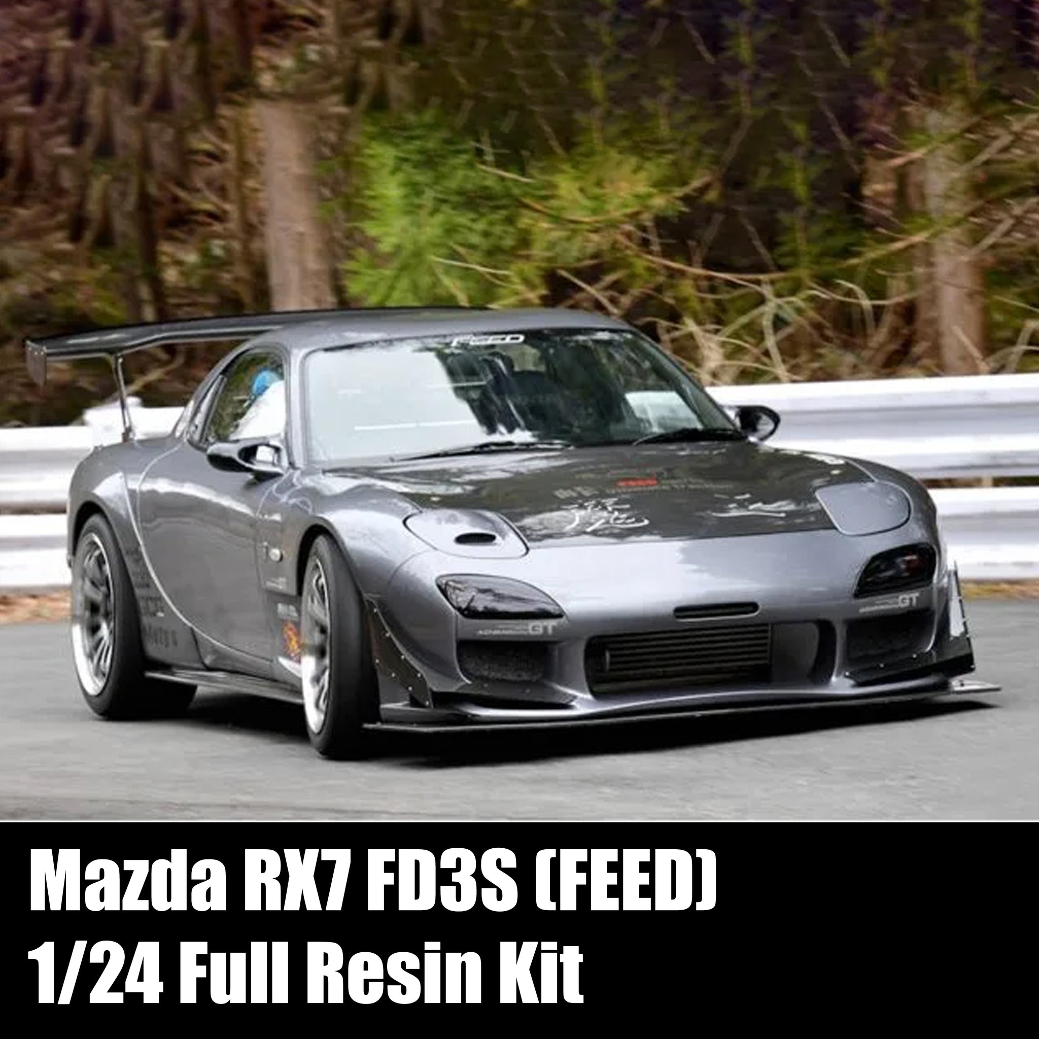 1/24 Alpha Model Mazda RX7 FD3S Full Resin Model Kit AM02-0034 ...